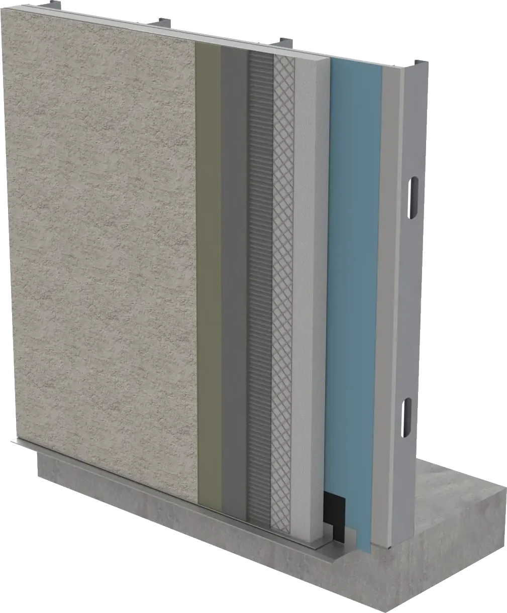 StucCoat® Three-Coat + CI